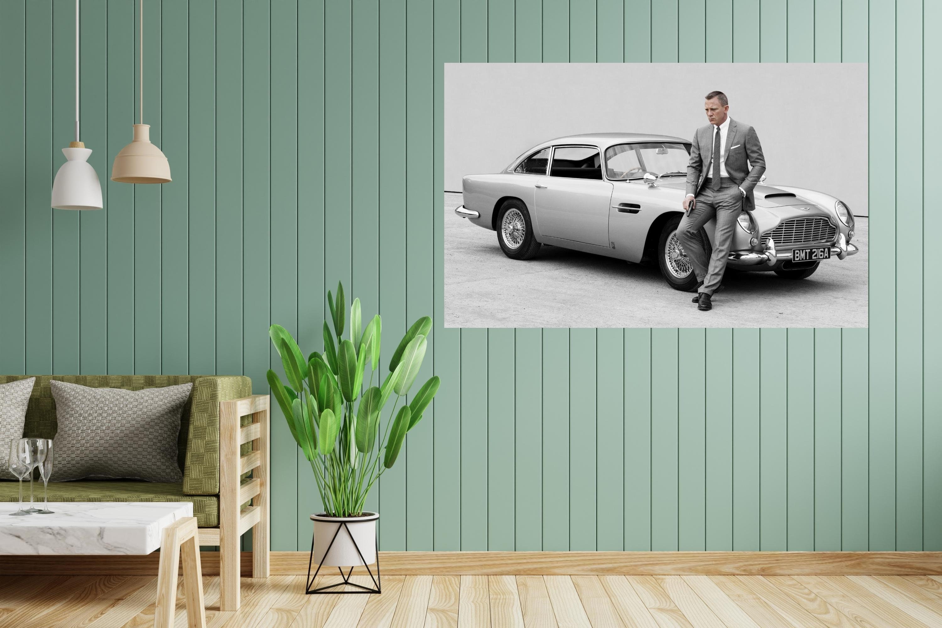 James Bond Daniel Craig Wall Art / James Bond Daniel Craig Print Art ...