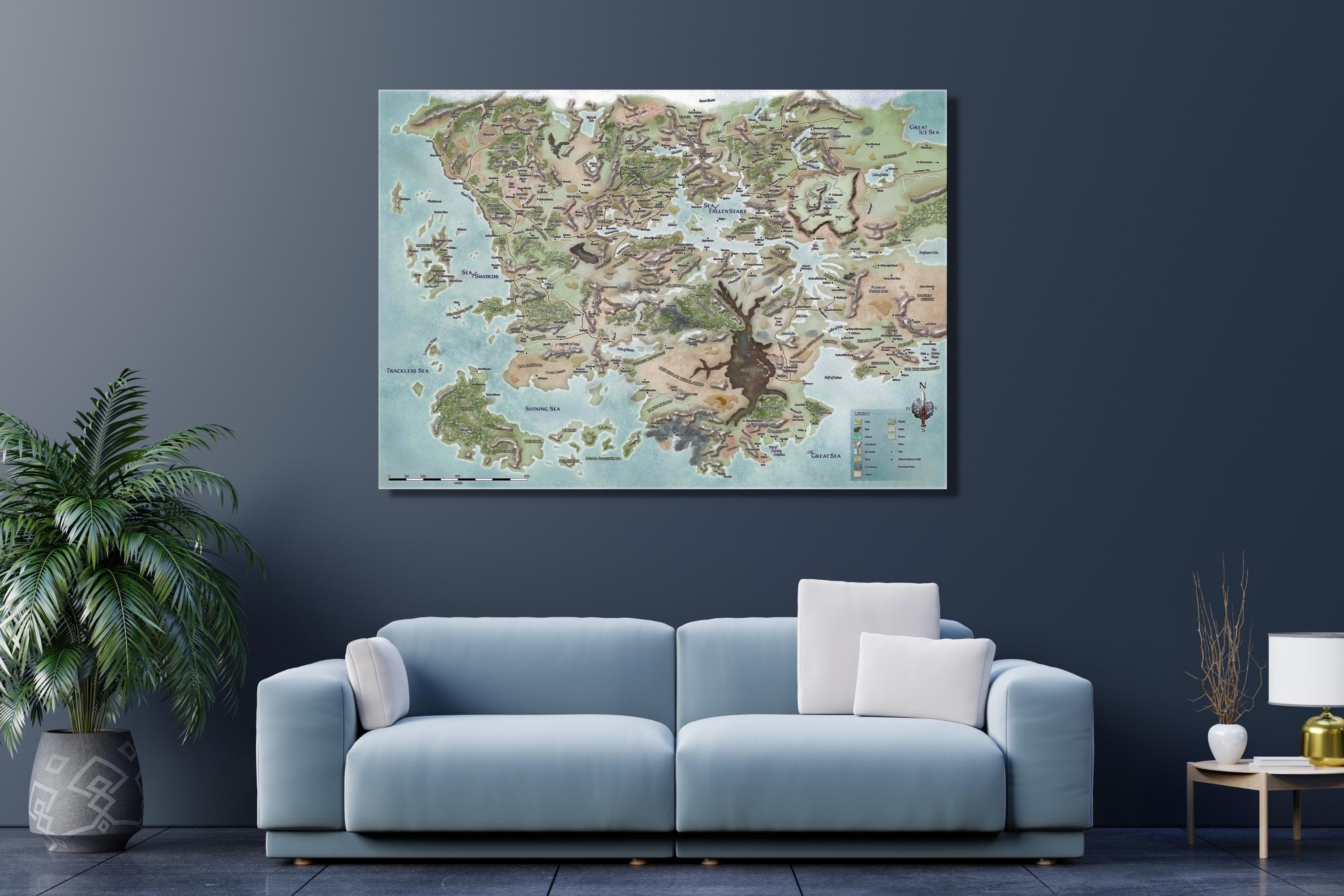 Dungeons and Dragons Canvas Wall Art, Dungeons and Dragons Poster ...