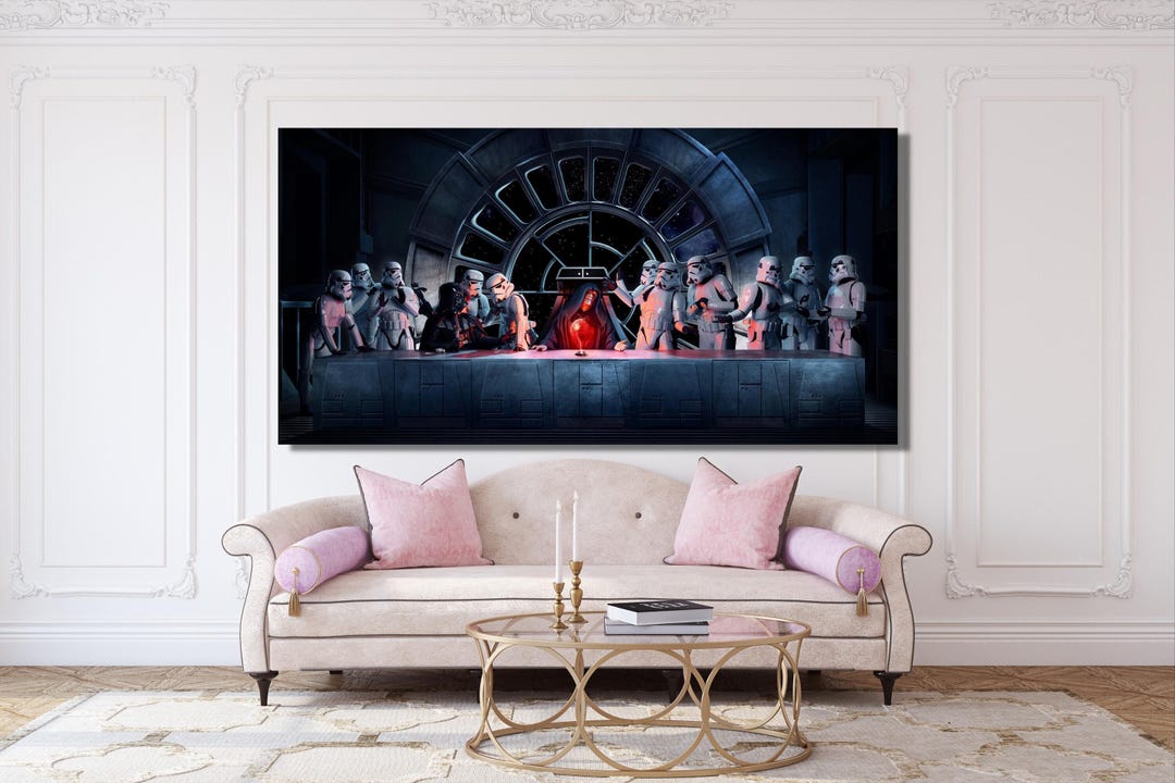 Star Wars Last Supper Poster Print Art,star Wars Last Supper Canvas ...