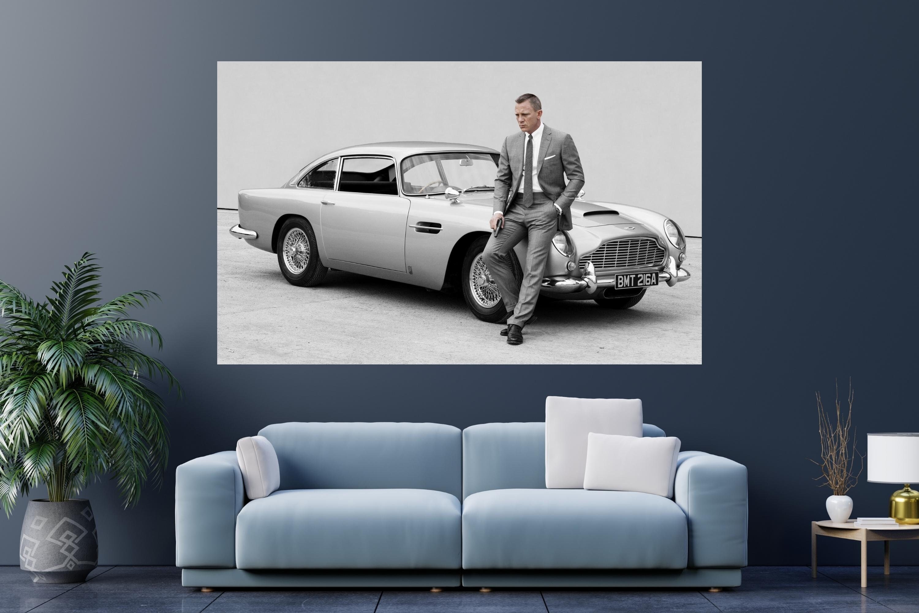 James Bond Daniel Craig Wall Art / James Bond Daniel Craig Print Art ...