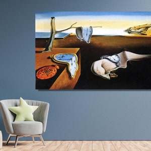 Salvador Dali the Persistence of Memory Poster 1931, Salvador Dali ...