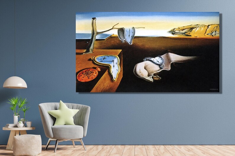 Salvador Dali the Persistence of Memory Poster 1931, Salvador Dali ...