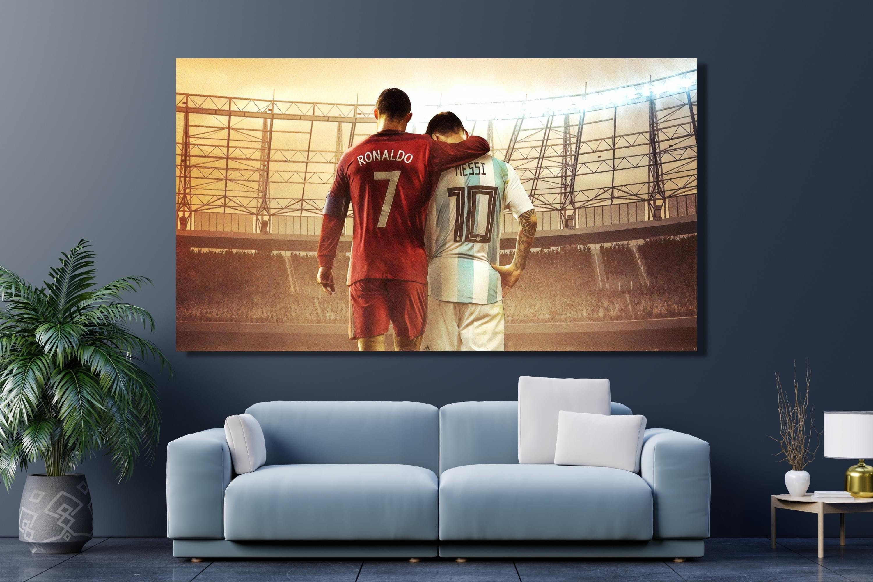 Lionel Messi Et Cristiano Ronaldo Poster vendu par Odia | SKU 1263003 ...