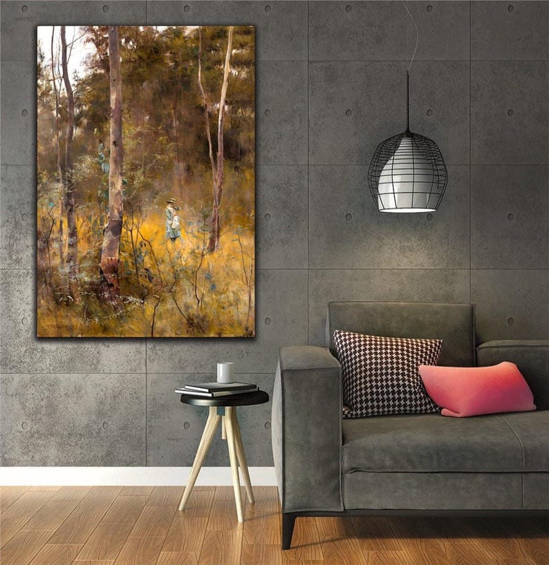 Frederick Mccubbin Lost 1886 Canvas Print Wall Art,mccubbin Print ...