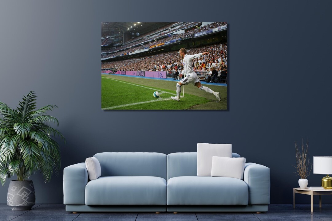 David Beckham Canvas Wall Art, David Beckham Poster Print, Football ...