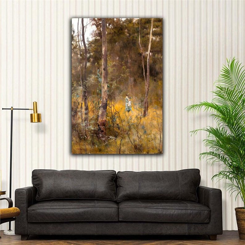 Frederick Mccubbin Lost 1886 Canvas Print Wall Art,mccubbin Print ...
