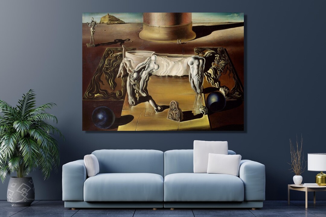 Salvador Dali Invisible Lion, Horse, Sleeping Woman Poster 1930 ...