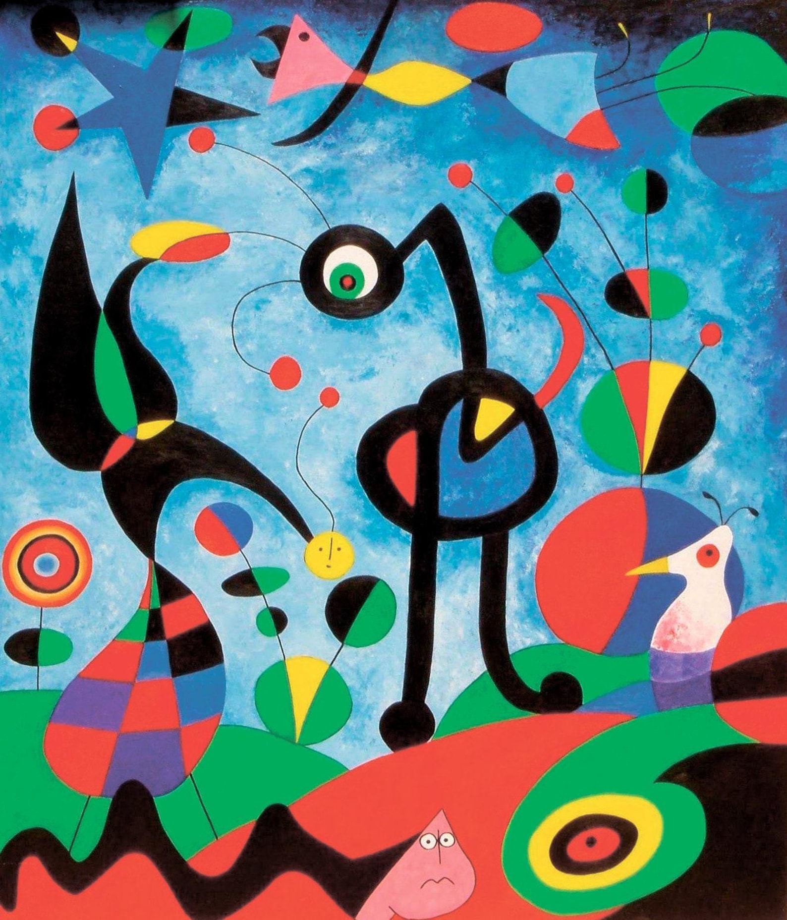 Joan Miró the Garden 1925 Canvas Print Wall Art,joan Miró Poster,joan ...
