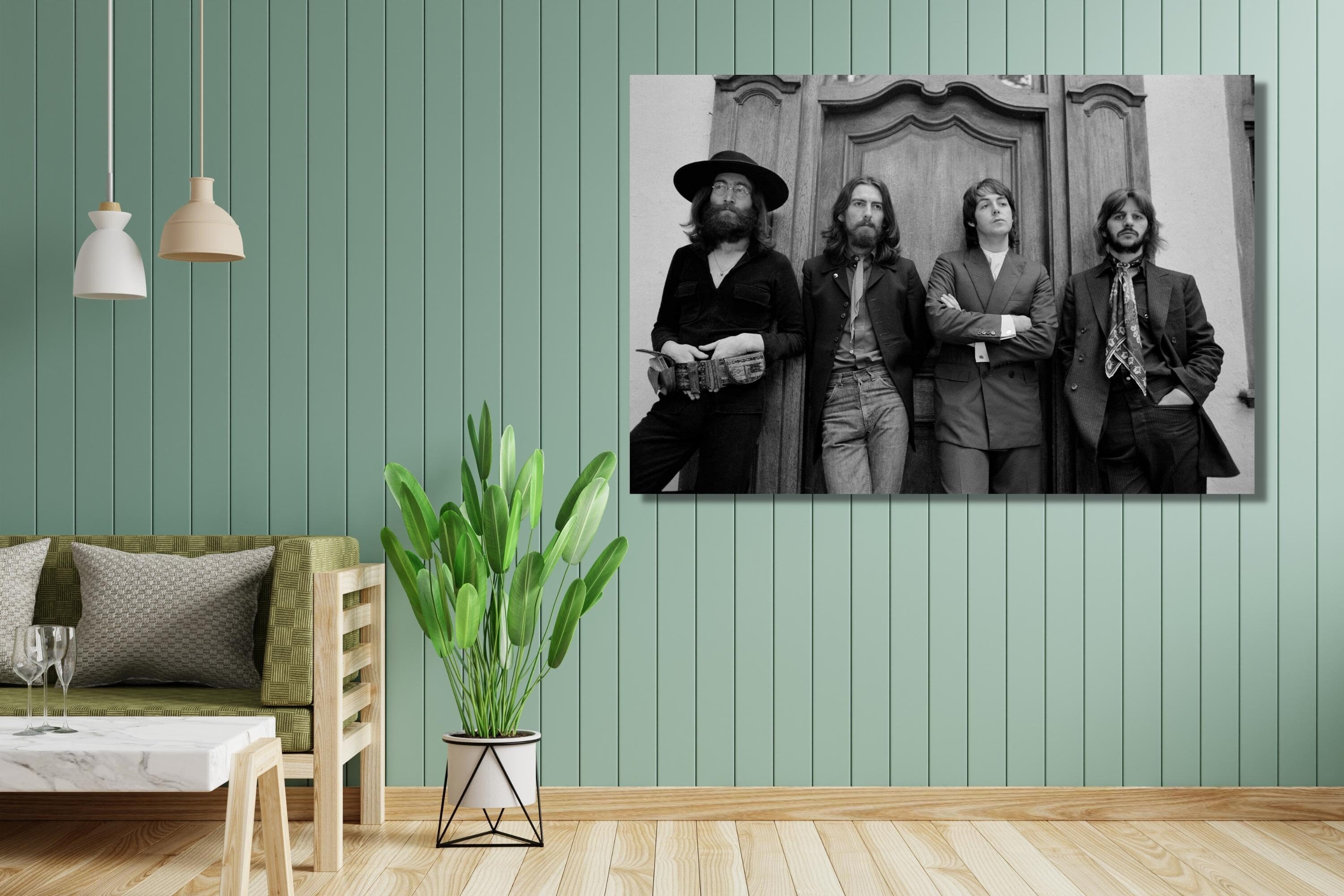 The Beatles Poster,the Beatles Band Canvas Wall Art,rock Band Poster ...