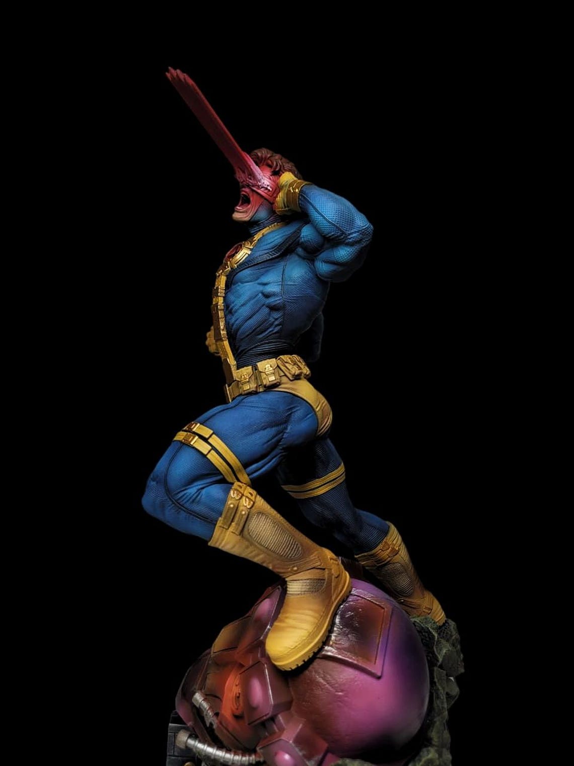 Cyclops X-men Resin Statue, Hand-painted Collectible, 40cm - Etsy