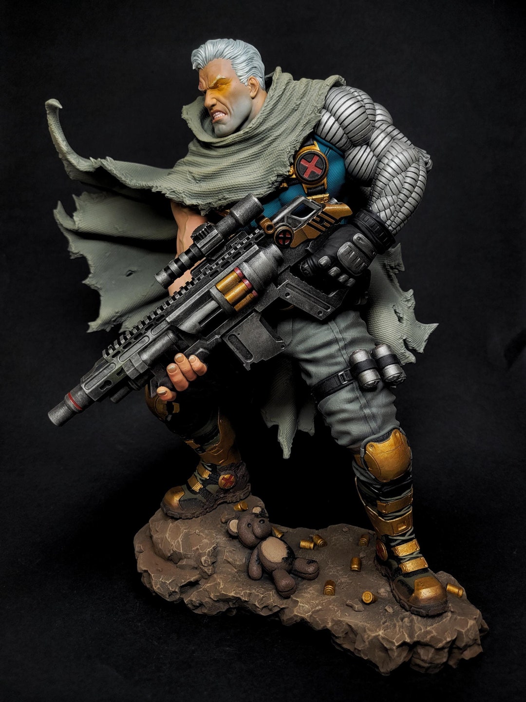 Cable Figurine | X-men 97 | Custom 3d-printed & Hand-painted Sci-fi ...
