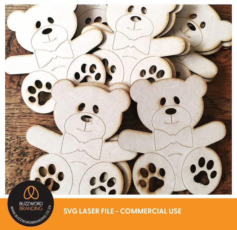 Osito de peluche, SVG, corte por láser, principiante - Etsy México