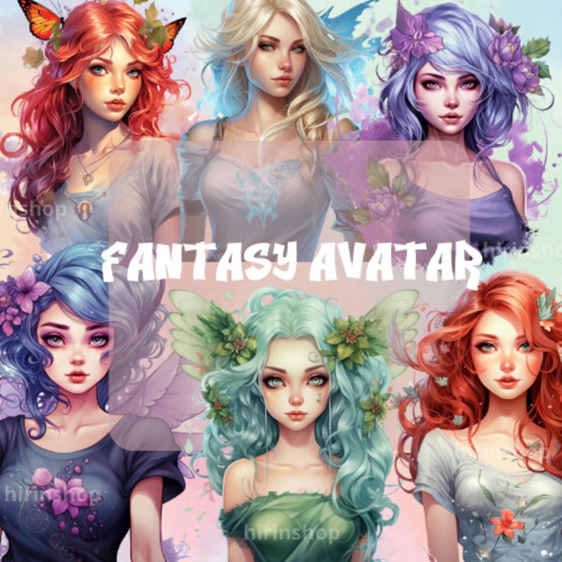 Fantasy Profile Picture for Twitch Youtube Twitter - 15 Png File - Etsy