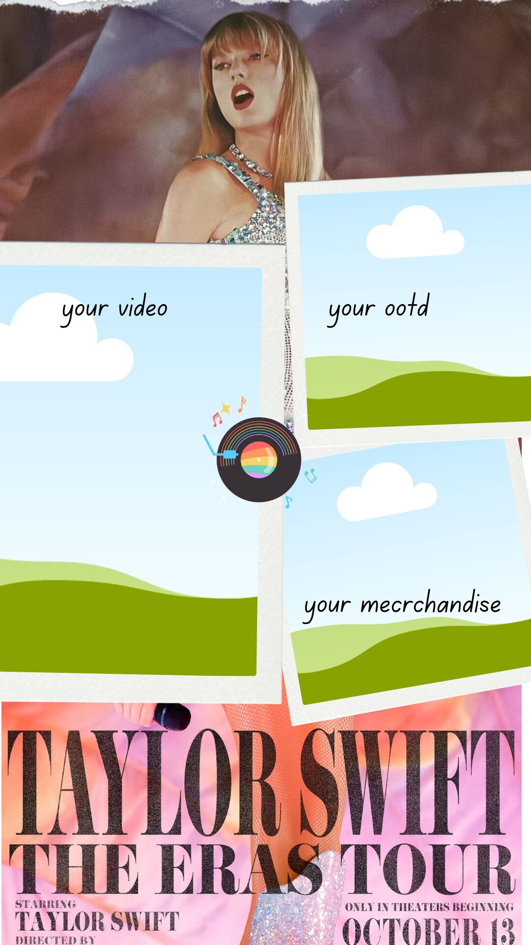 TAYLOR SWIFT the Eras Tour Template - Etsy