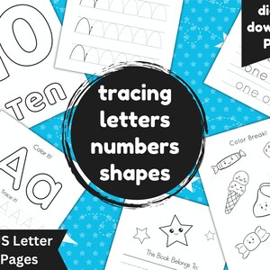 Printable Tracing Alphabet Workbook Preschool Printable Writing ...