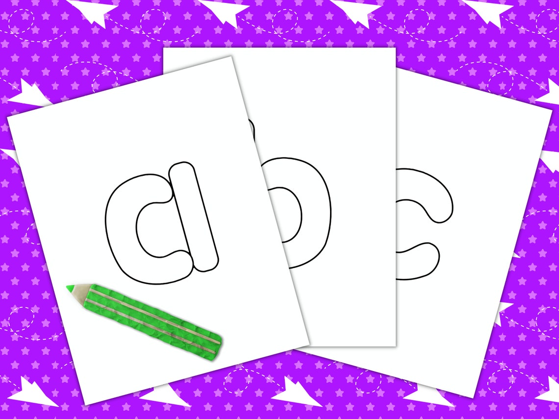 Printable Alphabet Play Dough Mats Preschool Printable Toddler ...
