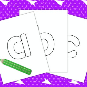 Printable Alphabet Play Dough Mats Preschool Printable Toddler ...