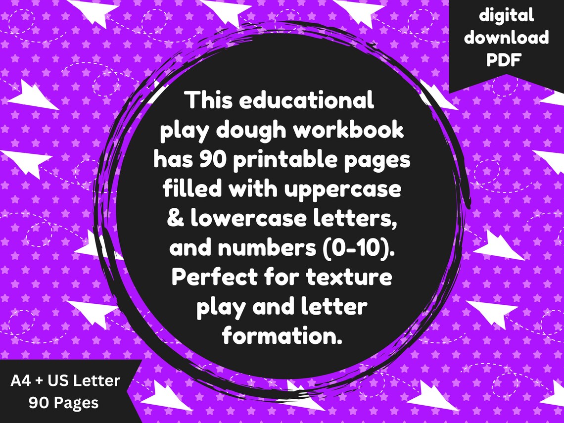 Printable Alphabet Play Dough Mats Preschool Printable Toddler ...