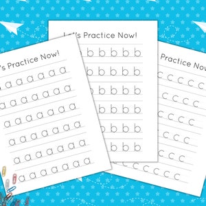 Printable Tracing Alphabet Workbook | Preschool Printable Writing ...