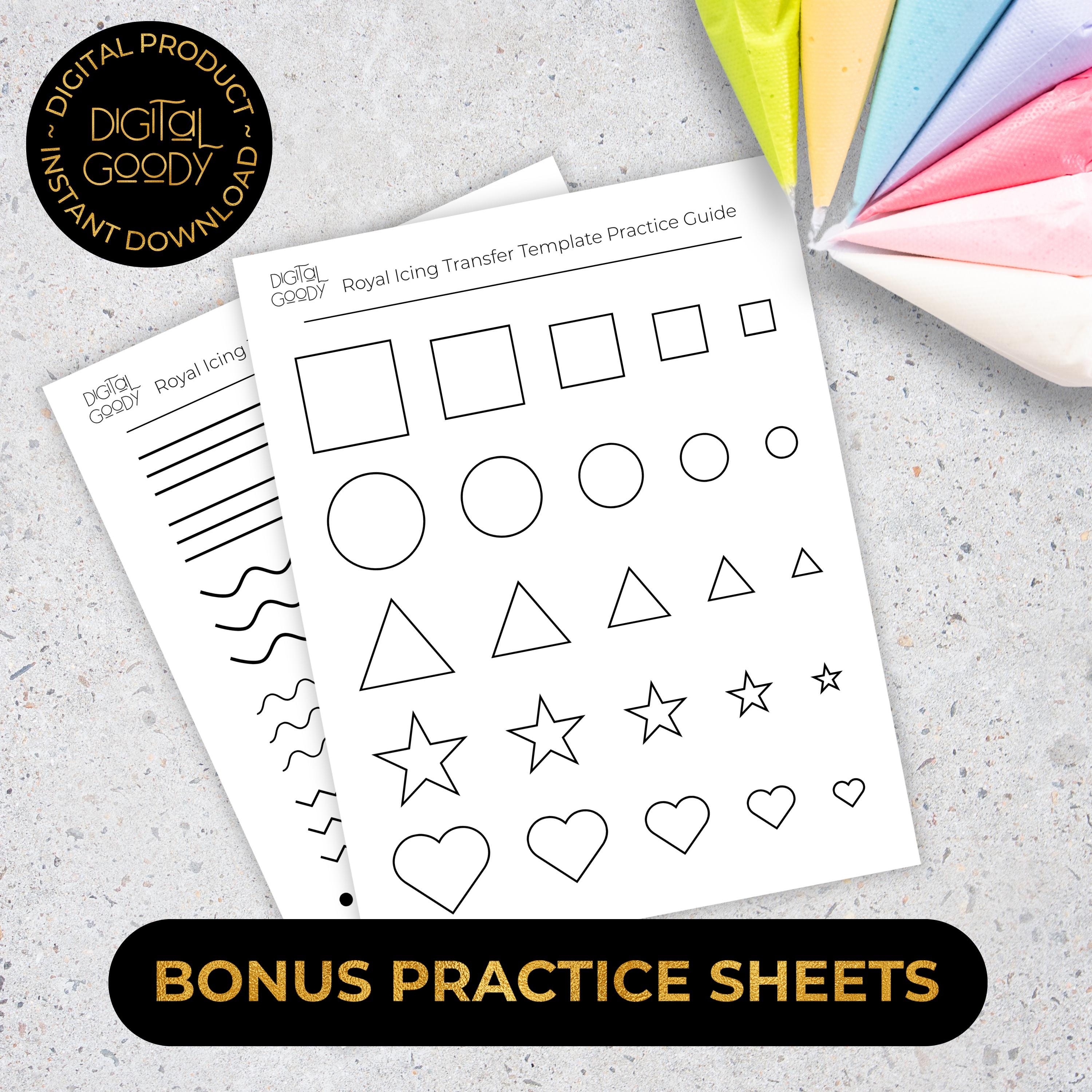 Silly Goose Royal Icing Transfer Sheets Printable Goose Template Bundle ...