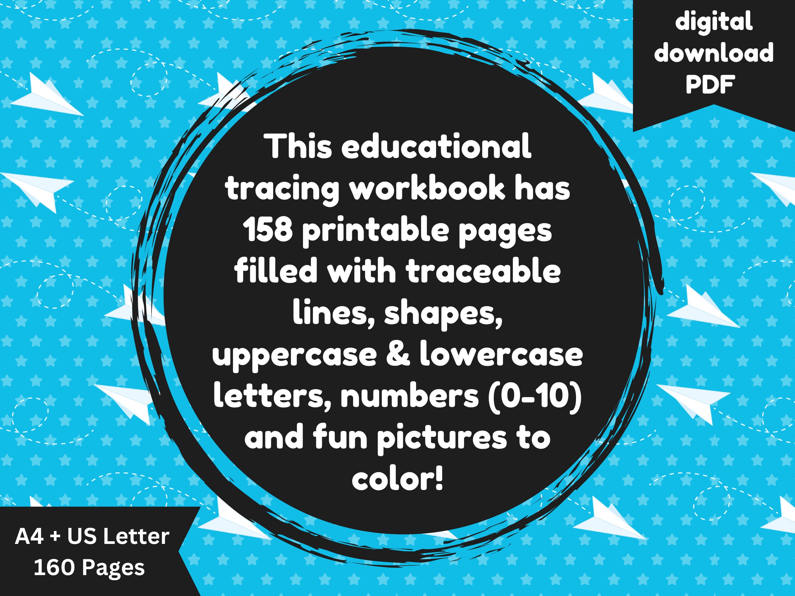 Printable Tracing Alphabet Workbook Preschool Printable Writing ...