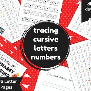 Printable Cursive Tracing Alphabet Workbook | Cursive Practice ...