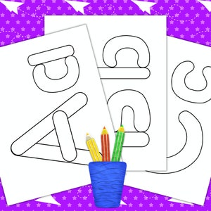 Printable Alphabet Play Dough Mats Preschool Printable Toddler ...