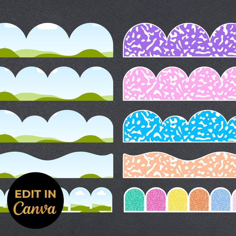 Scalloped Border Frame - Etsy