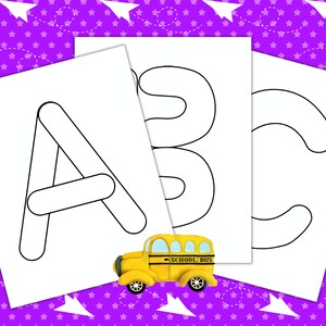 Printable Alphabet Play Dough Mats Preschool Printable Toddler ...