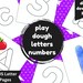 Printable Alphabet Play Dough Mats Preschool Printable Toddler ...