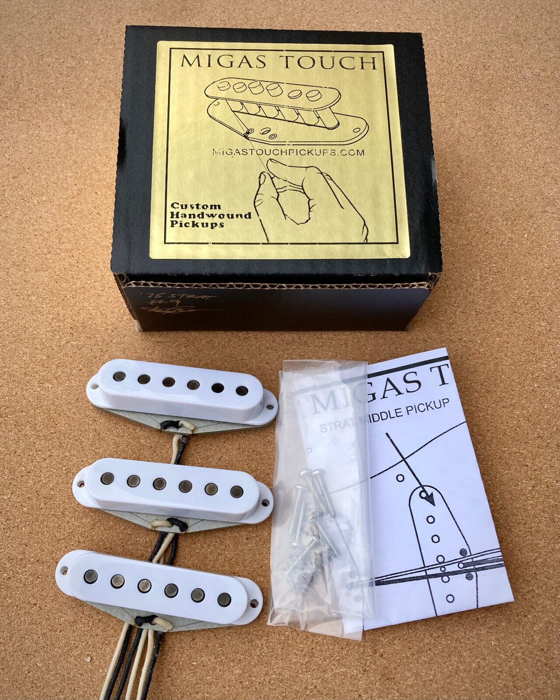 Vintage '75 Fender Stratocaster Hand Wound Pickup Set by Migas Touch - Etsy