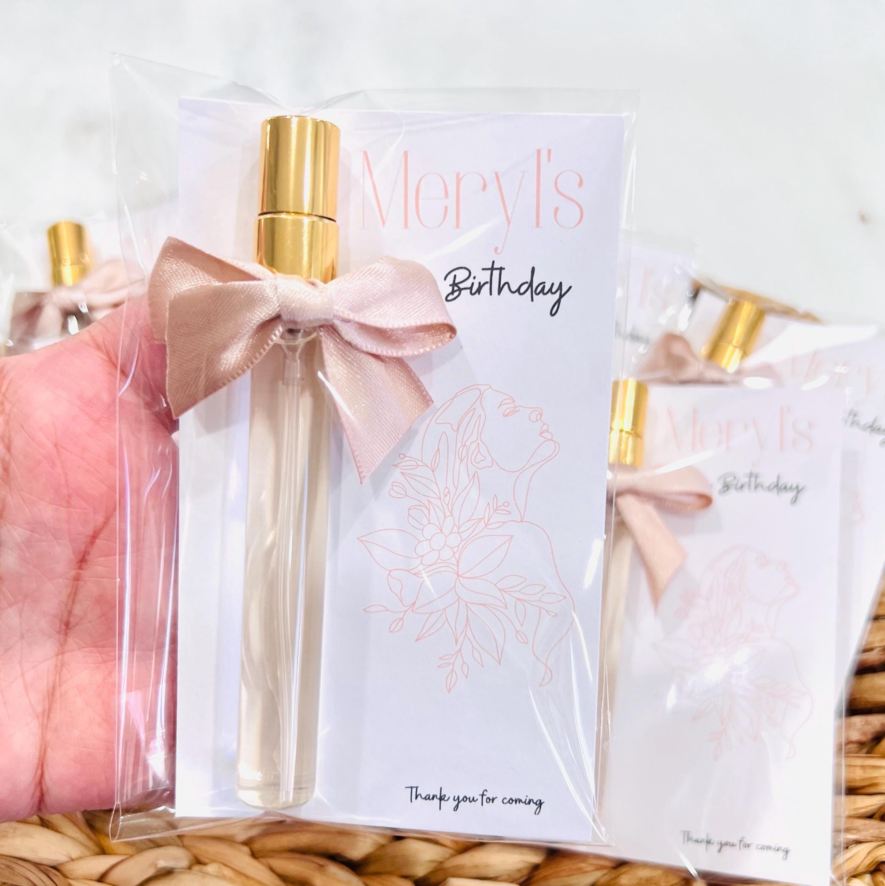 Birthday Party Favor: Personalized Perfume Party Favors - Etsy