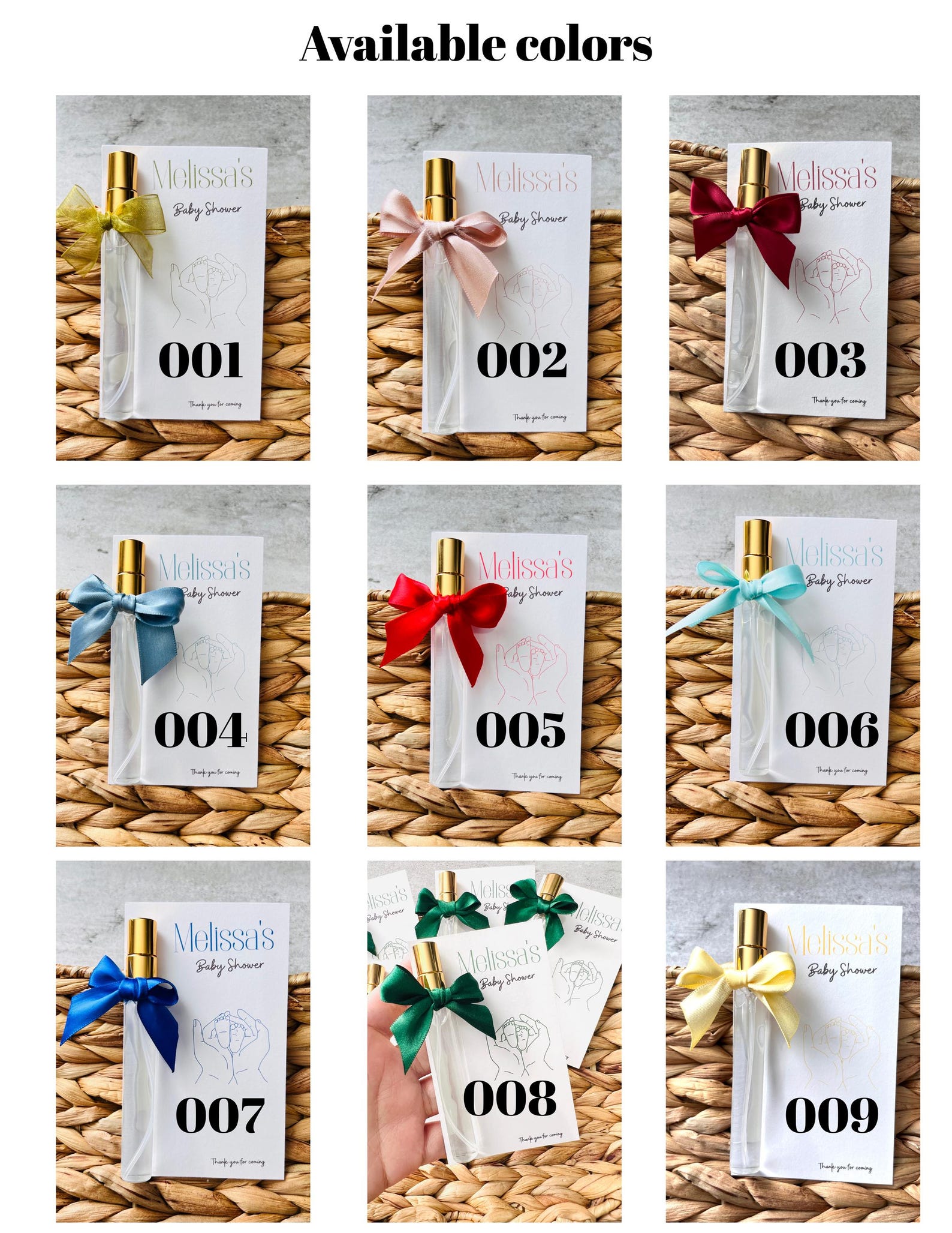 Baby Shower Party Favor: Personalized Perfume Party Favors - Etsy