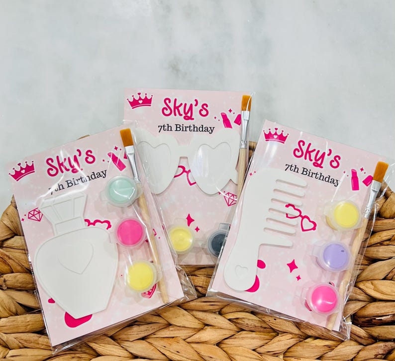 Doll-themed Party Favors, Personalized Doll Party Favor for Girls, Doll ...