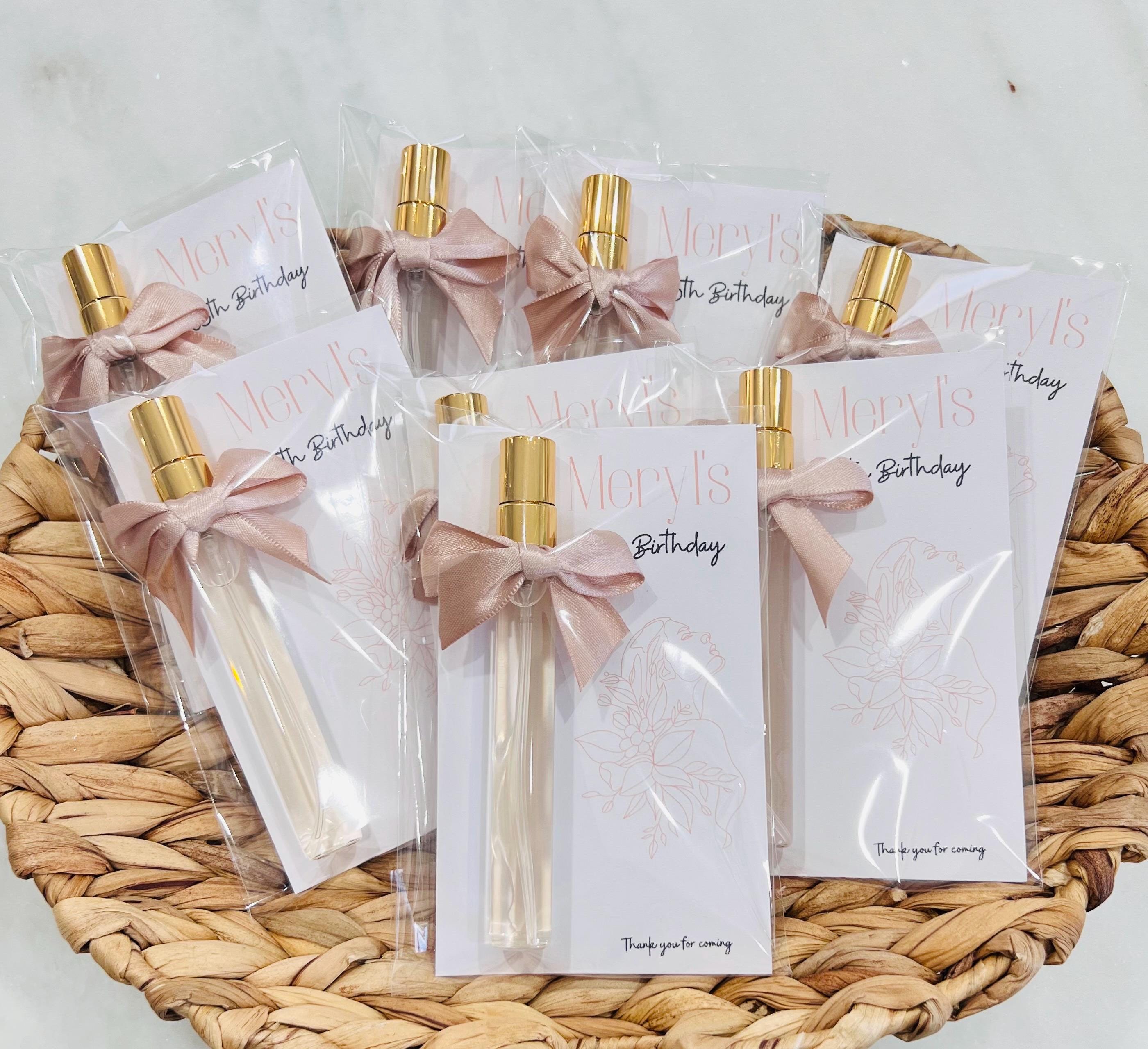 Birthday Party Favor: Personalized Perfume Party Favors - Etsy