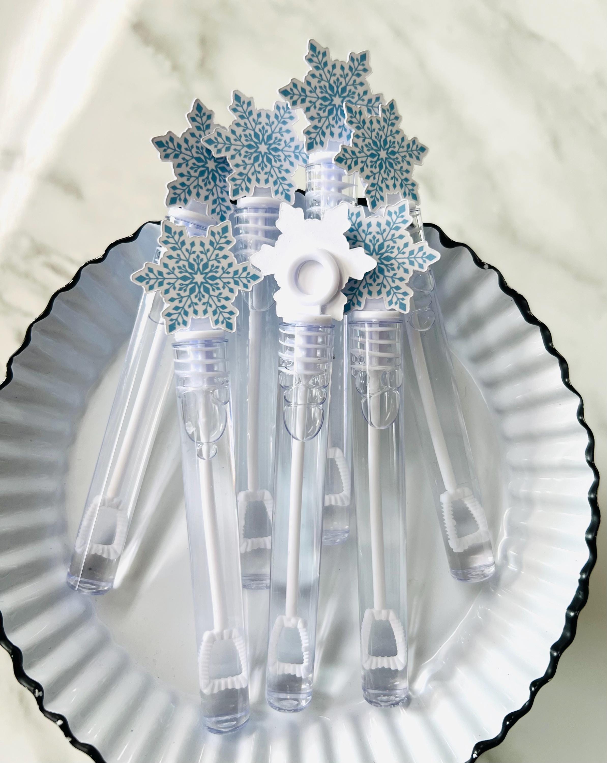 Snowflake Bubble Wand, Winter Party Favor, Magical Touch - Etsy