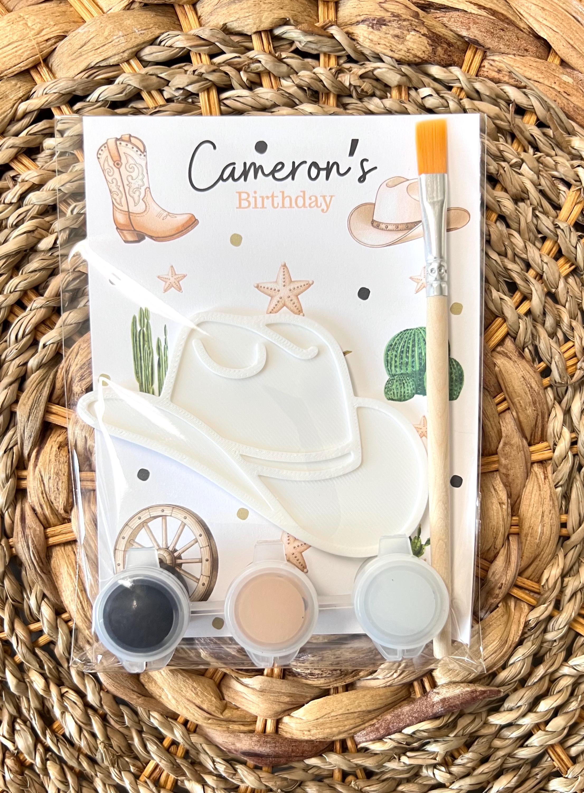 Cowboy Paint Kit Party Favors: Personalized Western Theme.diy - Etsy
