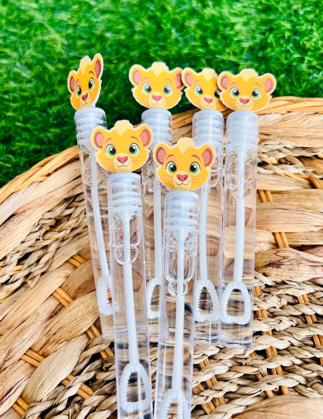 Lion Bubble Wand,lion Birthday Party Favors, Bubble Wands, Baby Lion ...