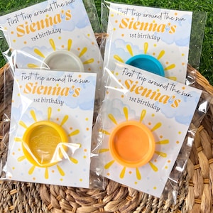 Sun Playdough Party Favor , Playdough, Party Favors for Kids,first Trip ...