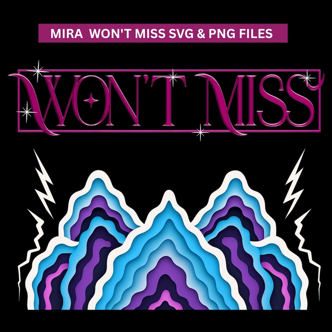 Mira T-shirt Design, Mira T Shirt Svg Png Design, Mira Won't Miss Shirt ...