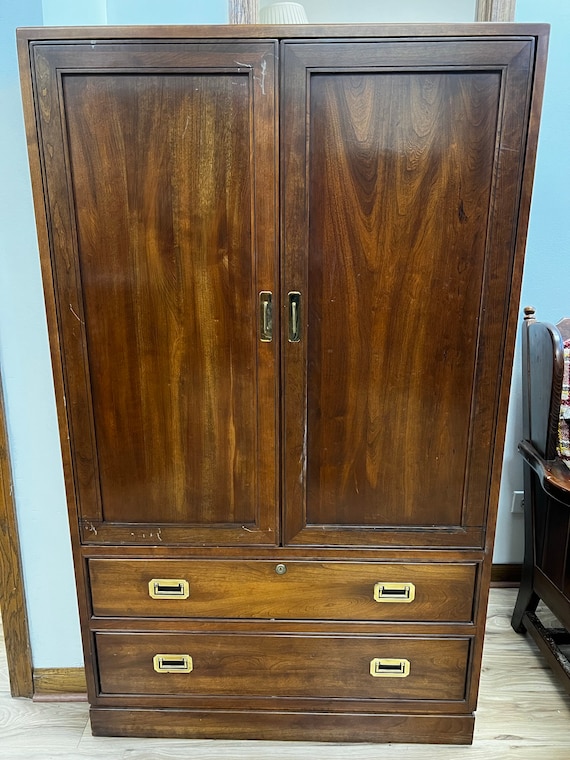 Ethan Allen TV Cabinet Etsy