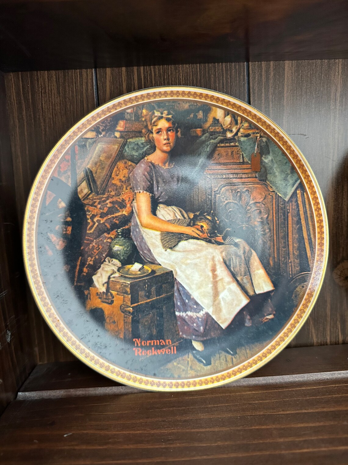 Norman Rockwell Decorative Dish Set - Etsy