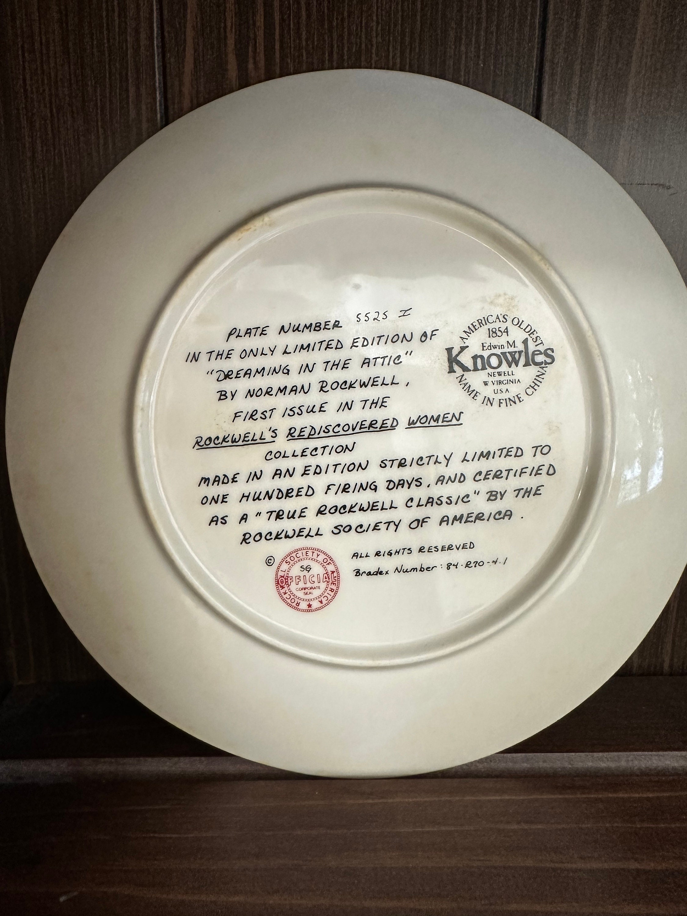 Norman Rockwell Decorative Dish Set - Etsy