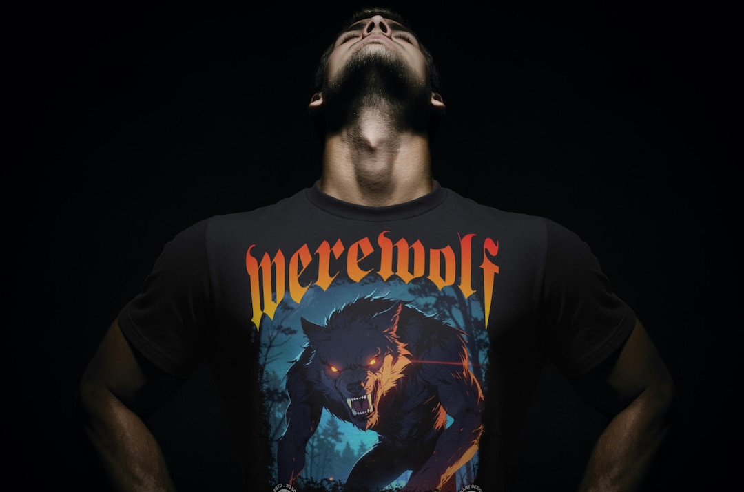 Werewolf Ripping Shirt Meme Graphic Anime Lover Unisex T-shirt - Etsy