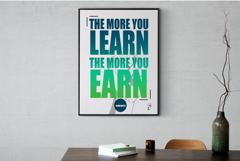 The More You Learn-rmd: Financial Motivation/personal Finance/ Digital ...