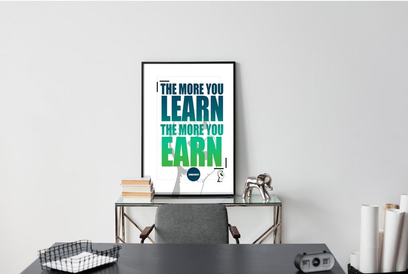 The More You Learn-rmd: Financial Motivation/personal Finance/ Digital ...