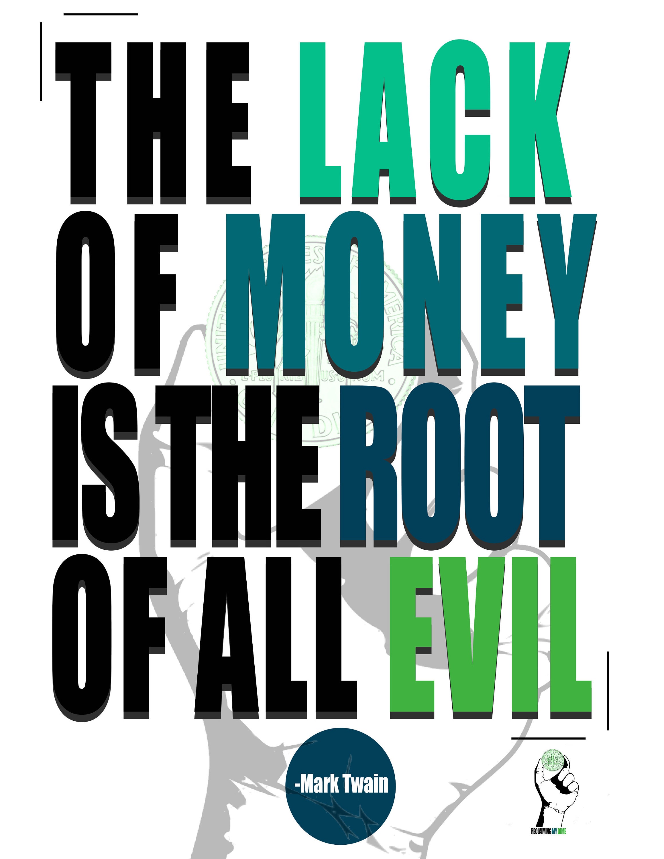 Love Of Money Is The Root Of All Evil Tattoo