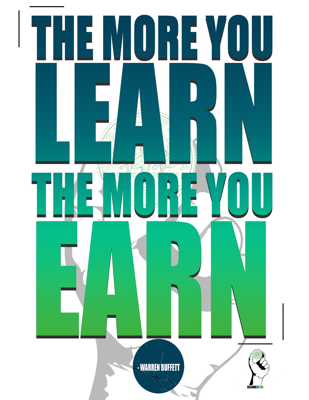 The More You Learn-rmd: Financial Motivation/personal Finance/ Digital ...