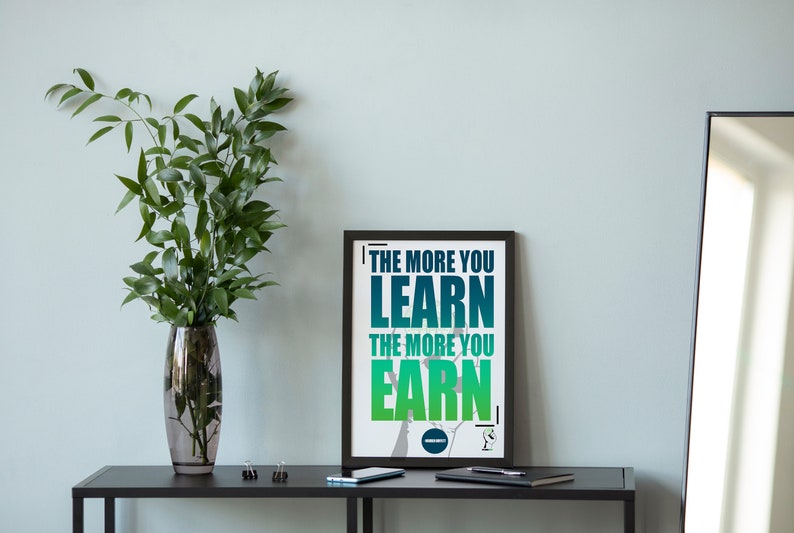 The More You Learn-rmd: Financial Motivation/personal Finance/ Digital ...