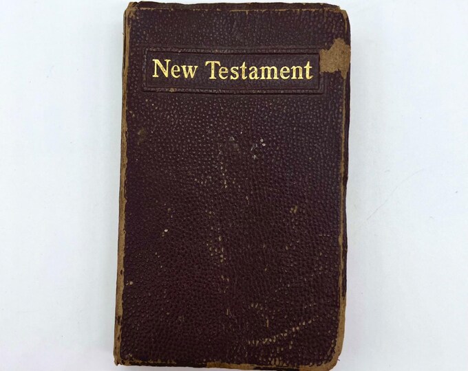 WWII US Army Pocket Bible | 1940s New Testament | American Bible ...
